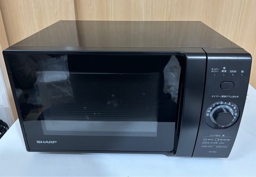 シャープSHARP 電子レンジ 2019年製 RE-TM18-B (Risty) 和歌山大学前のキッチン家電《電子レンジ》の中古あげます・譲ります｜ジモティーで不用品の処分