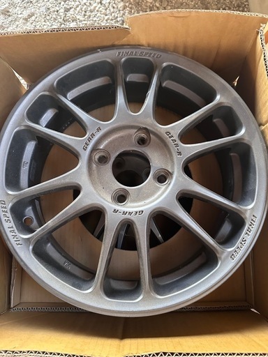 FINAL SPEED GEAR-R 15インチ (cream ice) 田沢のタイヤ、ホイールの中古あげます・譲ります｜ジモティーで不用品の処分
