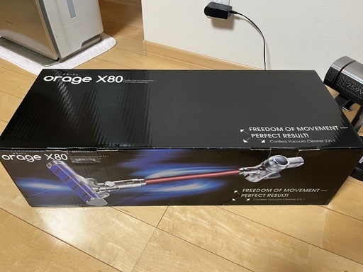 コードレス掃除機 orage X80 (たらこ) 新潟の掃除用具《その他》の中古あげます・譲ります｜ジモティーで不用品の処分