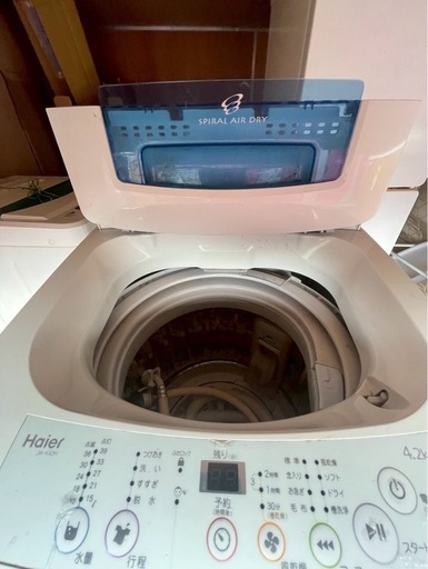【運搬費込み】Haier 4.2kg 2014年製 JW-K42H (bay運送) 大森の生活家電《洗濯機》の中古あげます・譲ります｜ジモティーで不用品の処分