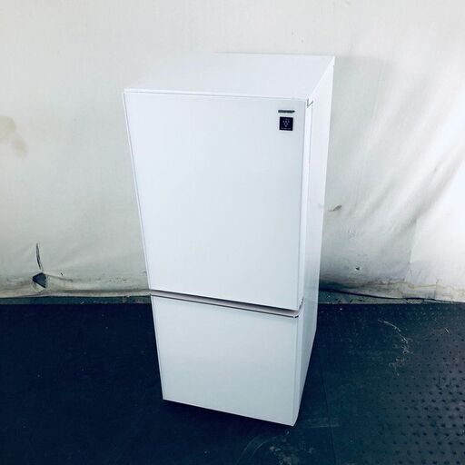 ID:rd24535 シャープ SHARP 冷蔵庫 一人暮らし 中古 2018年製 2ドア 137L ホワイト ファン式 両方開き SJ-G… (中古家電のRifle) 七里のキッチン家電 ...
