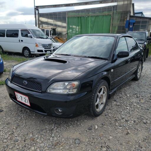 平成13年式レガシィB4 RSK ターボ純正5mt (グッドマン) 青森のレガシィの中古車｜ジモティー