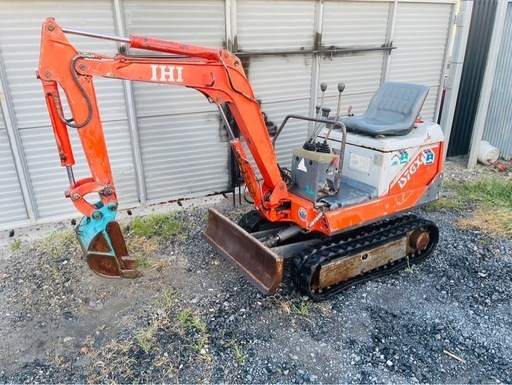 ミニユンボ IHI IS7GX-2 バックホー軽油 ディーゼル ユンボ ゴムキャタ 油圧ショベル 0.7トン 小型 排土板 (アベ) 佐野のその他の中古あげます・譲ります｜ジモティーで不用品の処分