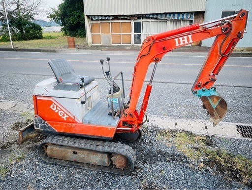 IHI ミニユンボ IS7GX-2 バックホー軽油 ディーゼル ユンボ ゴムキャタ 油圧ショベル 0.7トン 小型 排土板 (アベ) 佐野の車のパーツの中古あげます・譲ります｜ジモティーで不用品の処分