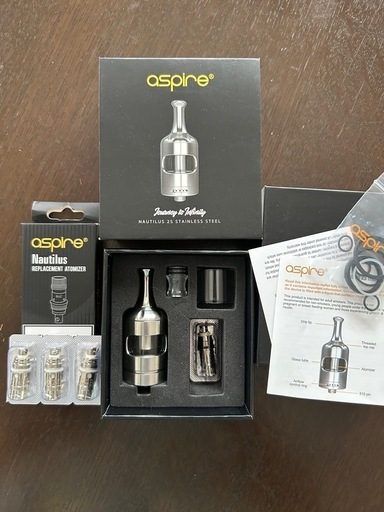 Aspire Nautilus 2S Tank 23mm MTL コイル付 coil 1.8Ω 0.4Ω (neko) 丸亀のその他の中古あげ ...