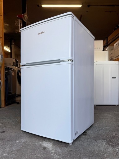 札幌市内配送可 【6ヵ月保証付き】 22年製 comfee' コンフィー 90L 2ドア小型冷蔵庫 RCT90WH/E 右開き (フルモン) 豊平公園のキッチン家電《冷蔵庫》の中古あげます ...
